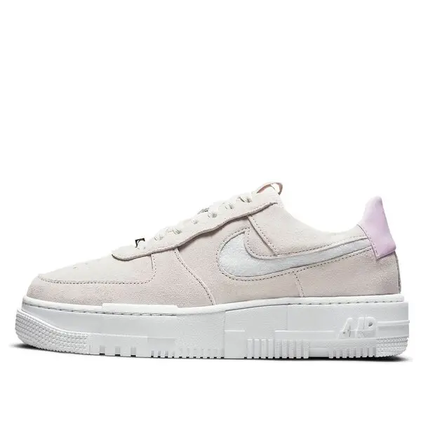 Nike Force 1 Pixel Sneakers - Creamwhitepurple