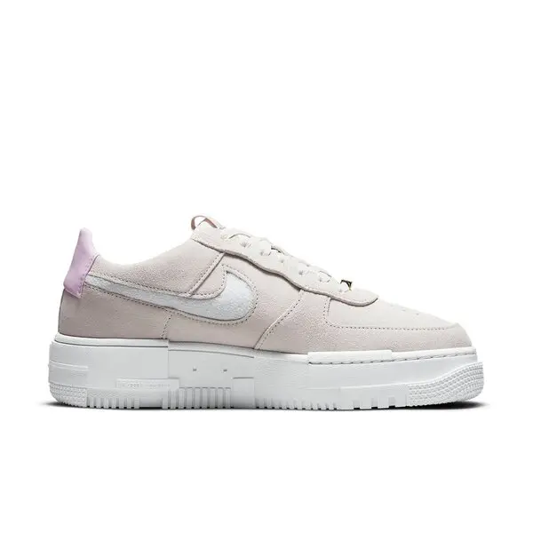 Nike Force 1 Pixel Sneakers - Creamwhitepurple