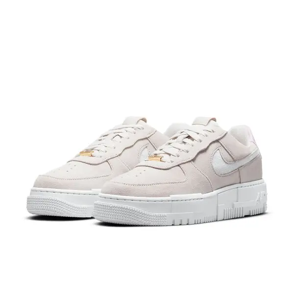 Nike Force 1 Pixel Sneakers - Creamwhitepurple