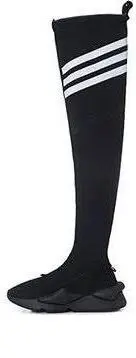 Adidas Y-3 Thigh High Cargo Boots - Black