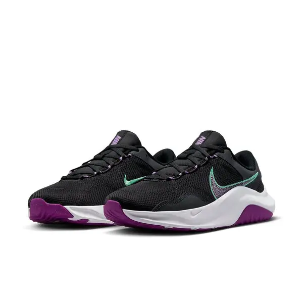 Nike Legend Essential 3 Next Nature Training Sneakers - Black/purple/green
