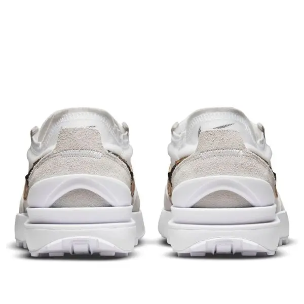 Nike Waffle One Leopard Print Sneakers - White