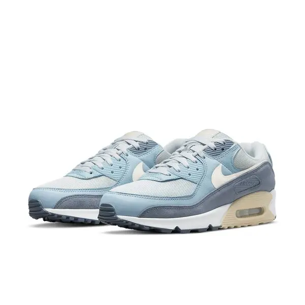 Nike Max 90 Premium Sneakers - Gray/white/blue