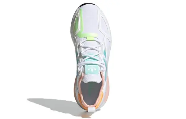 Adidas Zx 2k Boost Sneakers - White/blue/orange