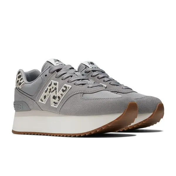 NEW BALANCE 574+ "grey Leopard" Sneakers