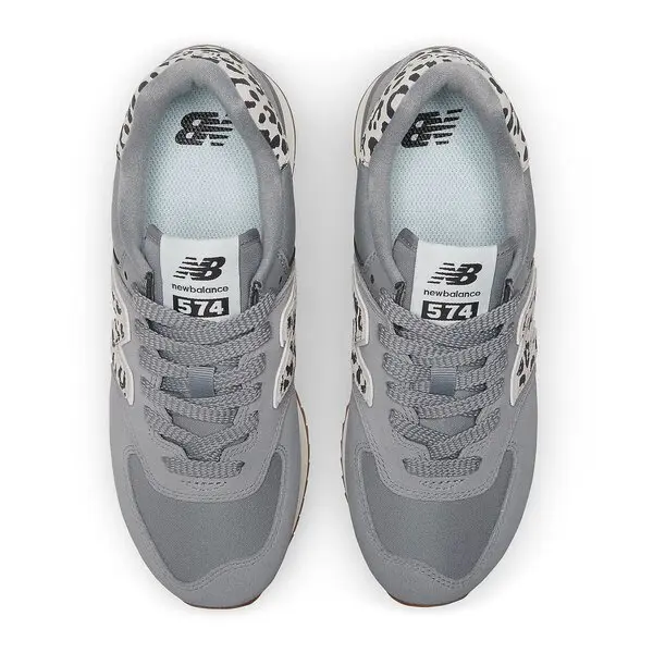 NEW BALANCE 574+ "grey Leopard" Sneakers
