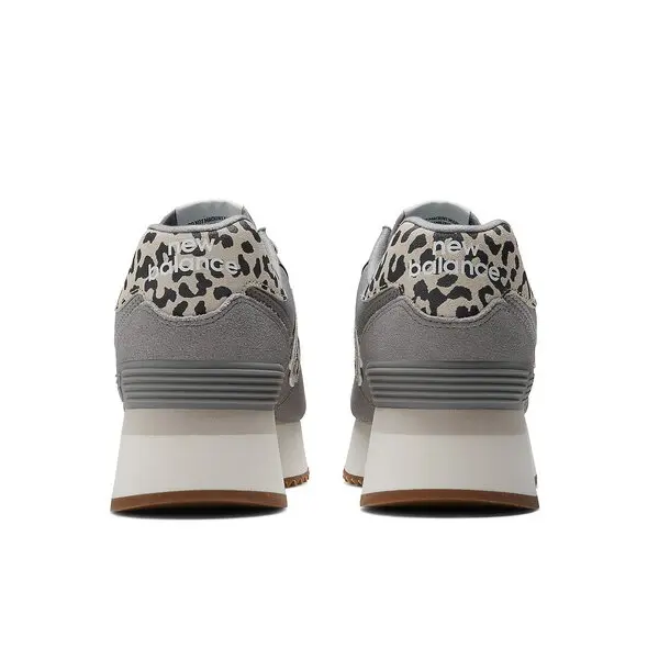 NEW BALANCE 574+ "grey Leopard" Sneakers