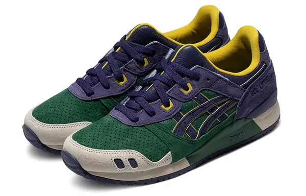 Asics Gel-lyte Iii "academic Scholar Pack - Purple/green