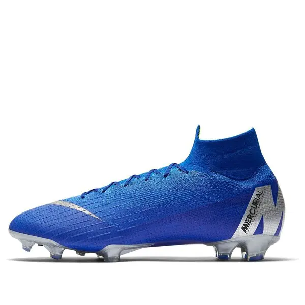 Nike Mercurial Superfly Elite Fg High-top Soccer Cleats - Blue/black/silver