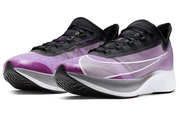 Nike Zoom Fly 3 'hyper Violet' Running Sneakers - Hyper Violet/white-black-wolf Grey
