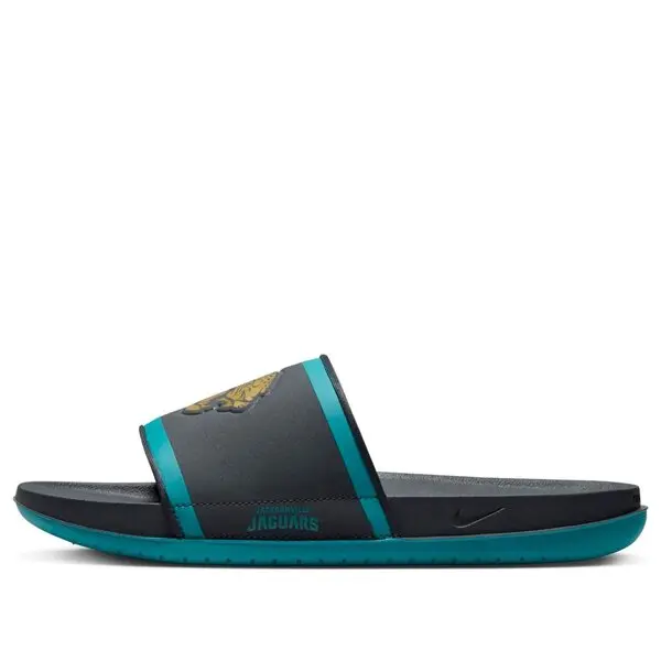 Nike Jacksonville Jaguars Offcourt Slides - Anthracite/blustery/ochre