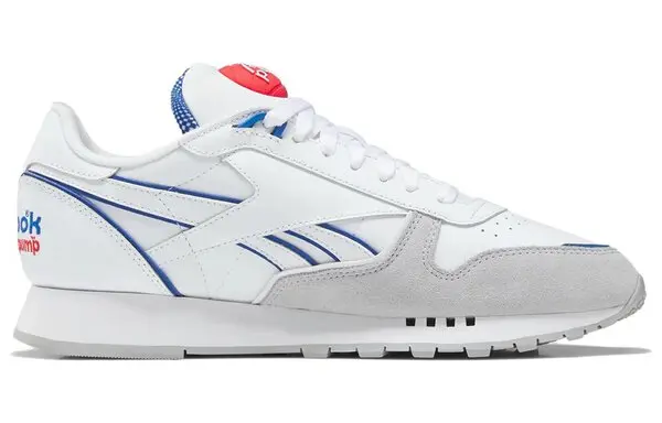REEBOK Classic Leather Pump Sneakers - Ftw White/vector Blue/vector Red
