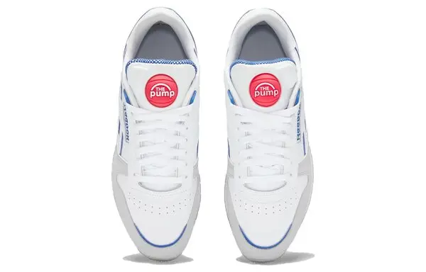 REEBOK Classic Leather Pump Sneakers - Ftw White/vector Blue/vector Red