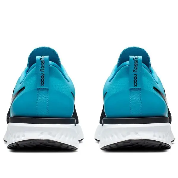Nike Odyssey React 2 Flyknit - Black/blue