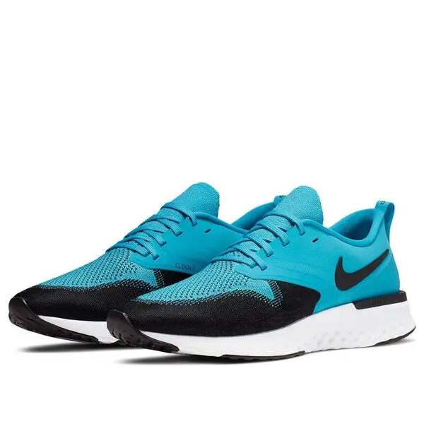 Nike Odyssey React 2 Flyknit - Black/blue