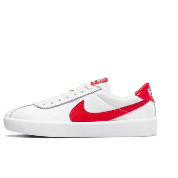 Nike Bruin React Sneakers - White/red