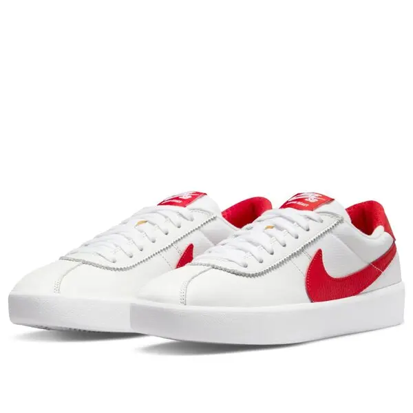 Nike Bruin React Sneakers - White/red