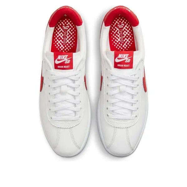 Nike Bruin React Sneakers - White/red