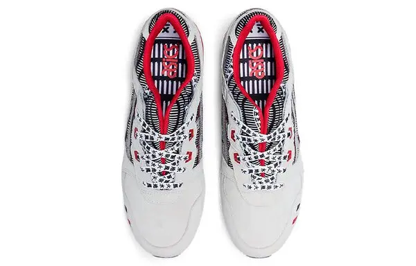 Asics Gel Lyte 3 "glacier Grey" Sneakers - Grey/red