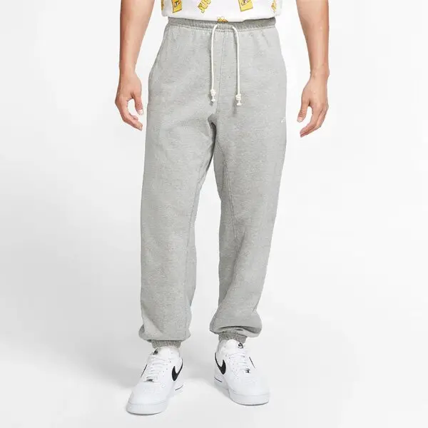 Nike Dri-fit Standard Issue Embroidery Sweatpants Gray - Grey