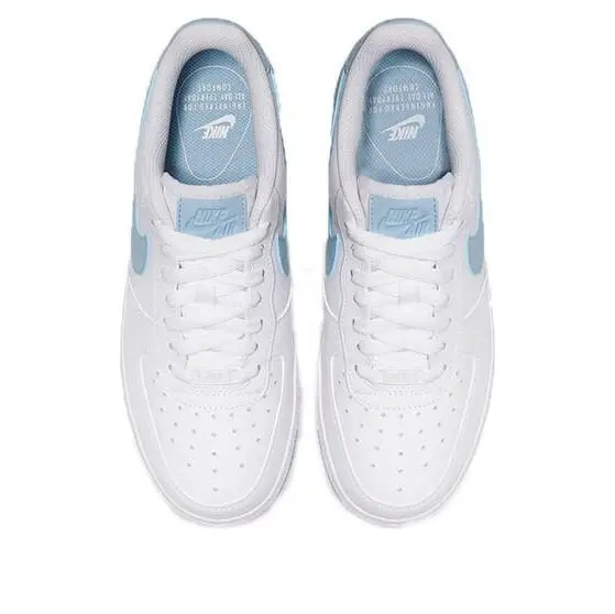 Nike Force 1 Low '07 Patent Sneakers - White/blue
