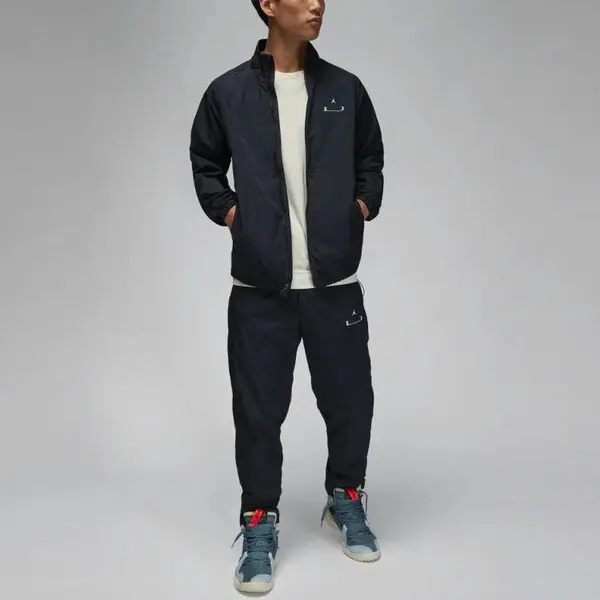 JORDAN Zip Up Casual Jacket With Small Logo Detail