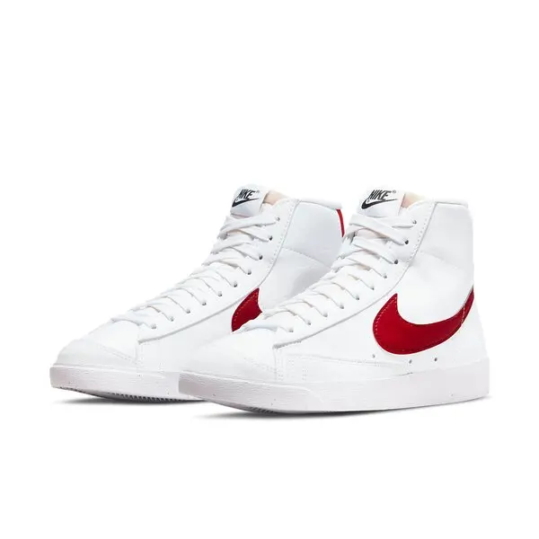 Nike Blazer Mid '77 Next Nature Sneakers - White/red