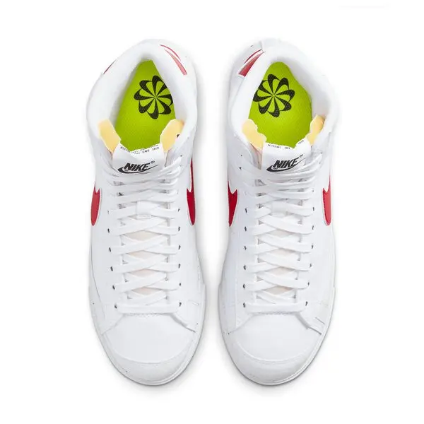 Nike Blazer Mid '77 Next Nature Sneakers - White/red