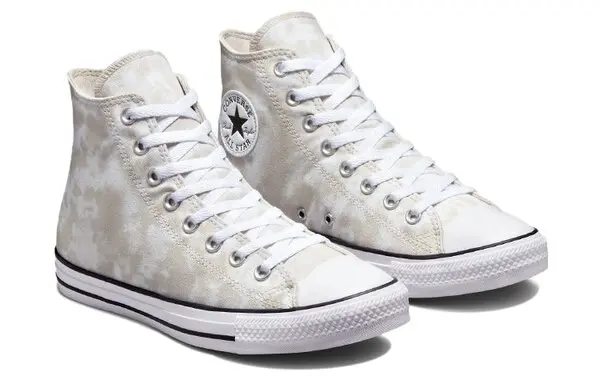 CONVERSE Chuck Taylor All Star High Top Sneakers - White/brown