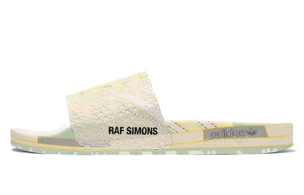 Adidas Raf Simons X Adilette Slides 'trompe L'oeil