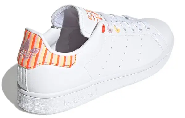 Adidas Stan Smith Sneakers - White/orange