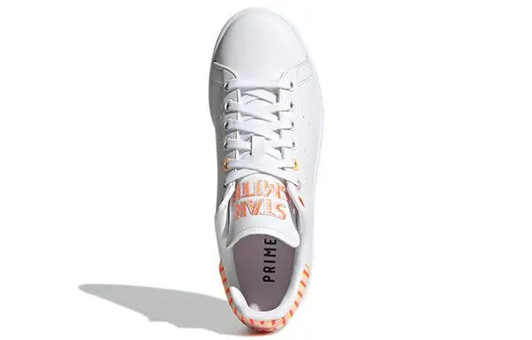 Adidas Stan Smith Sneakers - White/orange