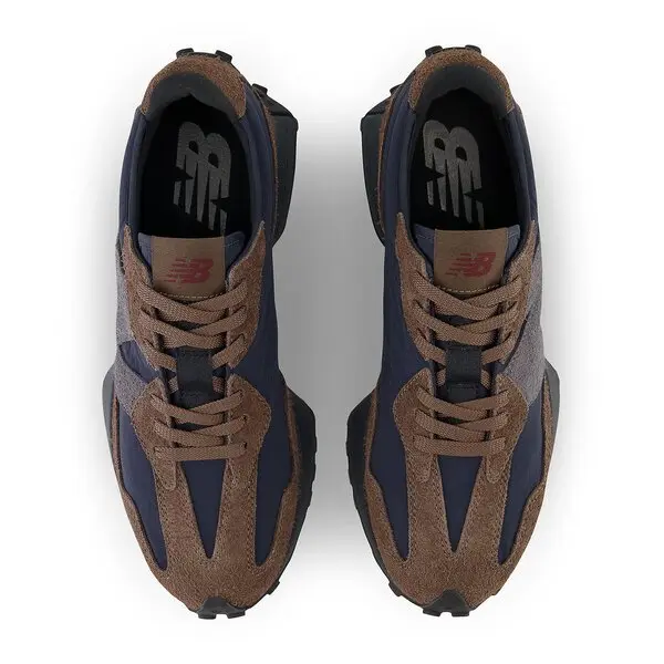 NEW BALANCE 327 "brown Navy" Ms327wi - Brown/navy