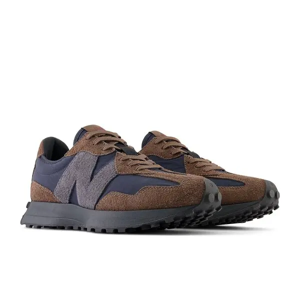 NEW BALANCE 327 "brown Navy" Ms327wi - Brown/navy