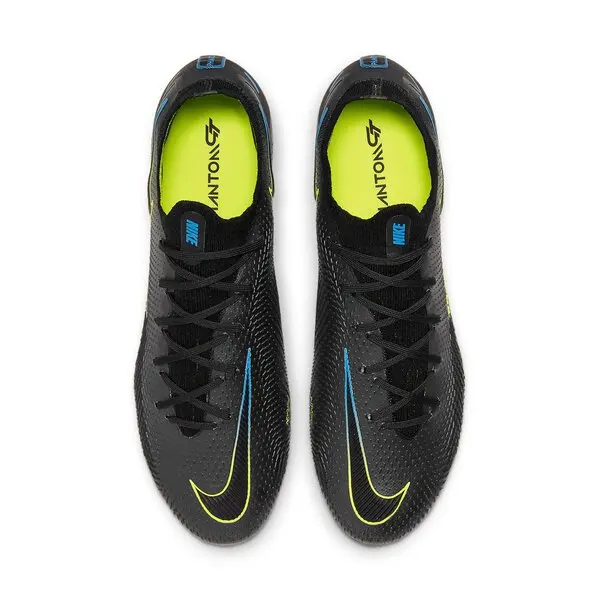 Nike Phantom Gt Elite Fg Football Boots - Black/blue/yellow