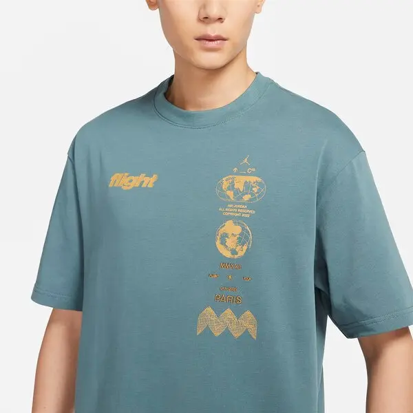 JORDAN Heritage Short Sleeve Tee - Blue