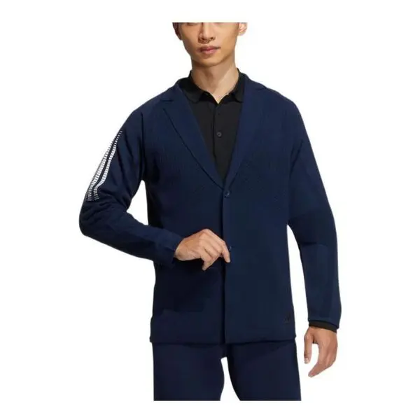 Adidas Taylored Jkt Stripe Lapel Zipper Cardigan - Default Colorway