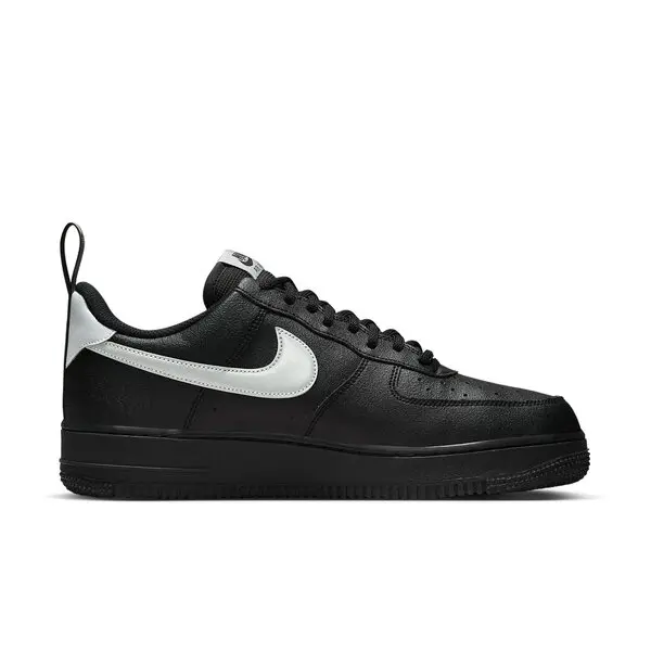 Nike Force 1 '07 Lv8 Ut "black Metallic Silver" Sneakers