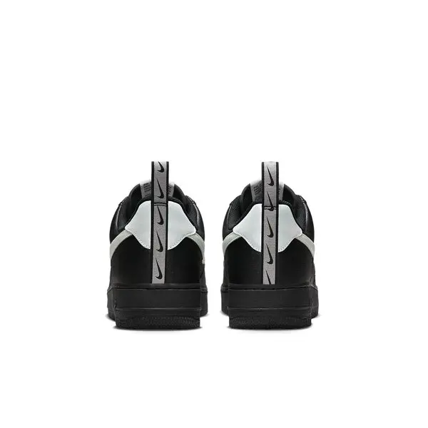 Nike Force 1 '07 Lv8 Ut "black Metallic Silver" Sneakers