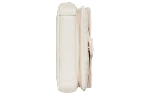 Gucci Gg Marmont Matelasse Shoulder Bag - White