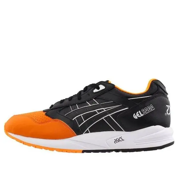 Asics Gel Saga "50/50" Sneakers - Black/orange