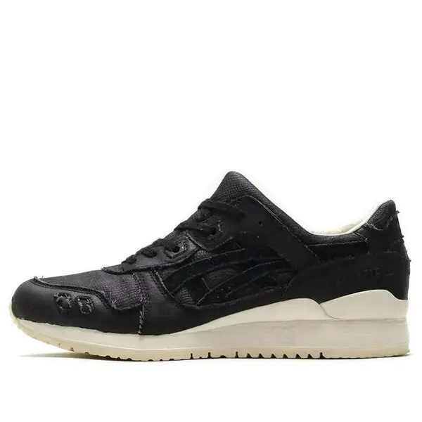 Asics Gel-lyte Iii "reptile Black" Lace-up Sneakers - Black/black
