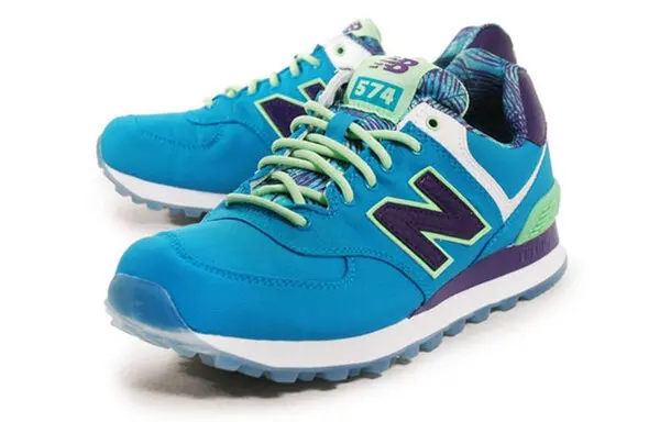 NEW BALANCE 574 "island Pack" Low Top Sneakers - Blue