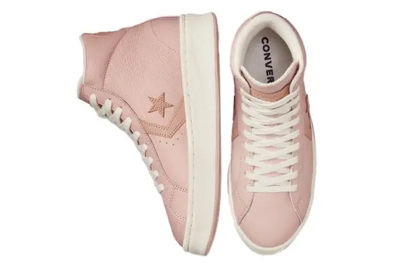 CONVERSE Pro Leather Lift Platform High Top Sneakers - Pink