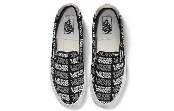 VANS Slip-on 59 Lx Logo Checkerboard - Black