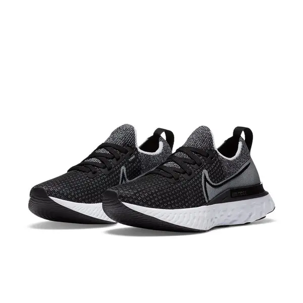 Nike React Infinity Run Flyknit Athletic Sneakers - Black