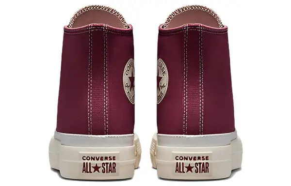 CONVERSE Chuck Taylor All Star Lift Platform High Top Sneakers - Red/white