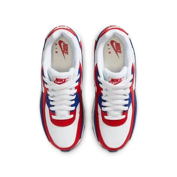 Nike Max 90 Leather "usa - White/blue/red