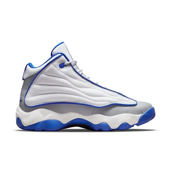 JORDAN Pro Strong High Top Sneakers - White/blue