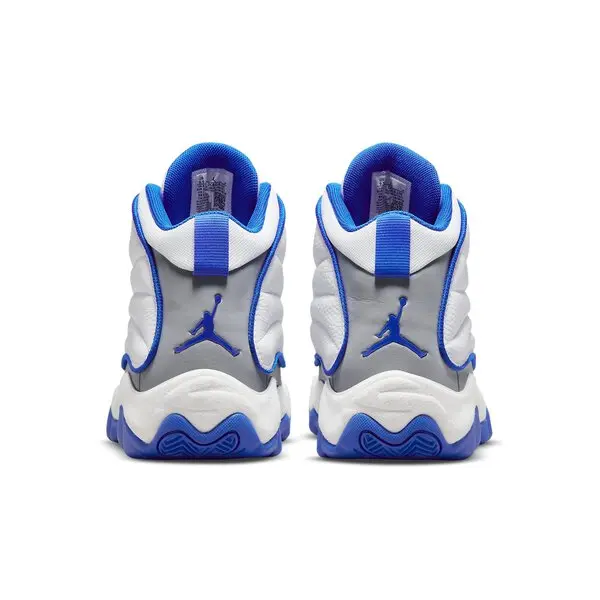 JORDAN Pro Strong High Top Sneakers - White/blue